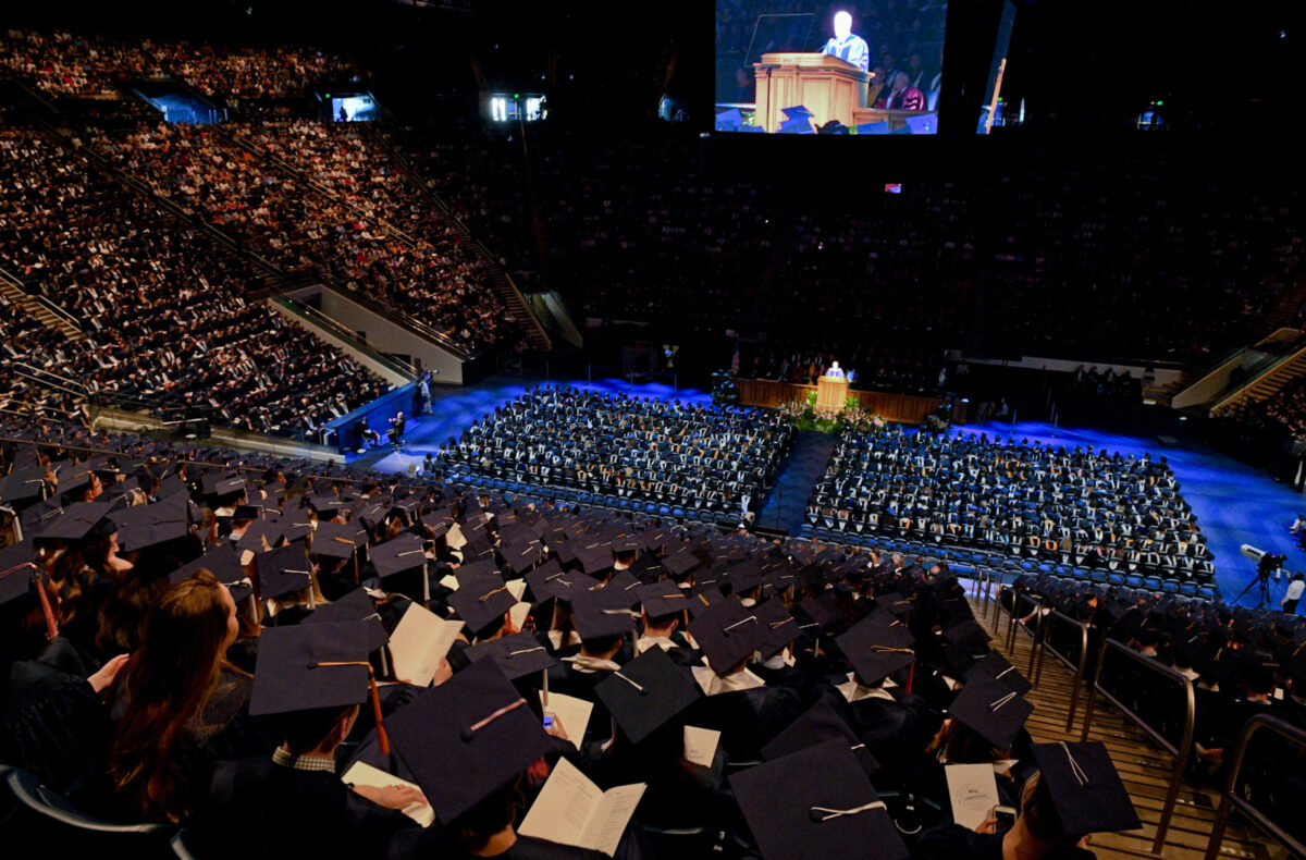 BYU commencement sheds light on the history of Y Mountain | News ...